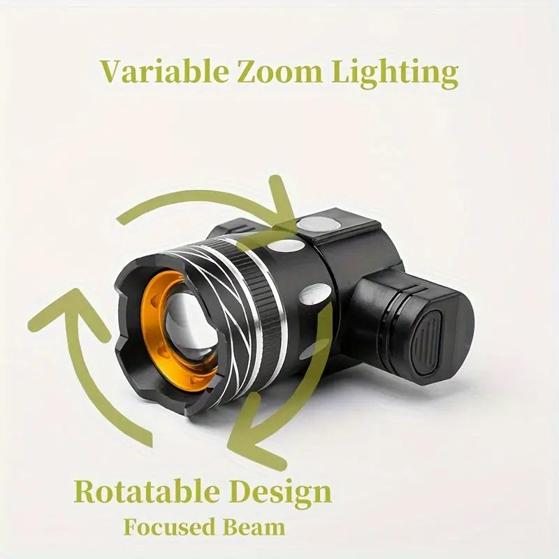 Ultra-Bright USB Rechargeable Headlight for Three Wheels of Magic – Fr ...